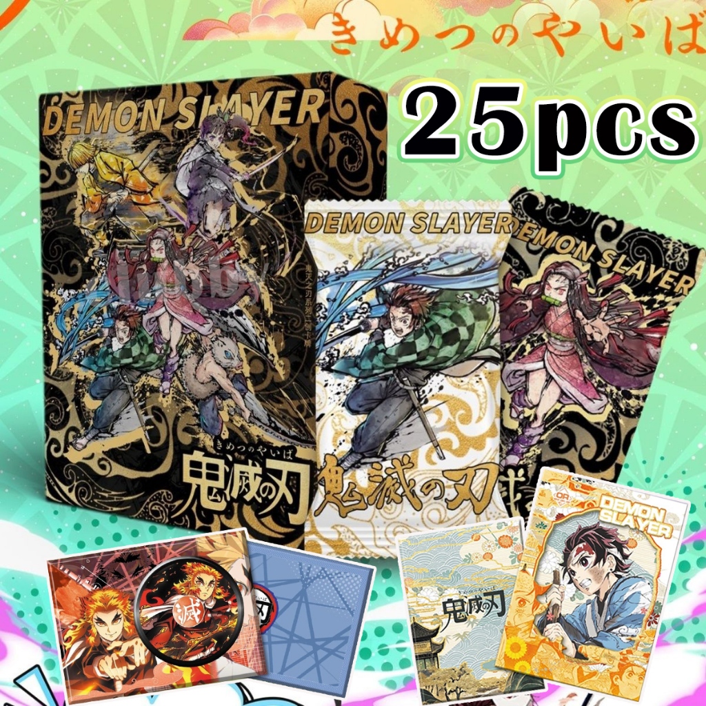 25 Demon Slayer Thick Card Rare CR/FR/OR kad manga anime merch board ...