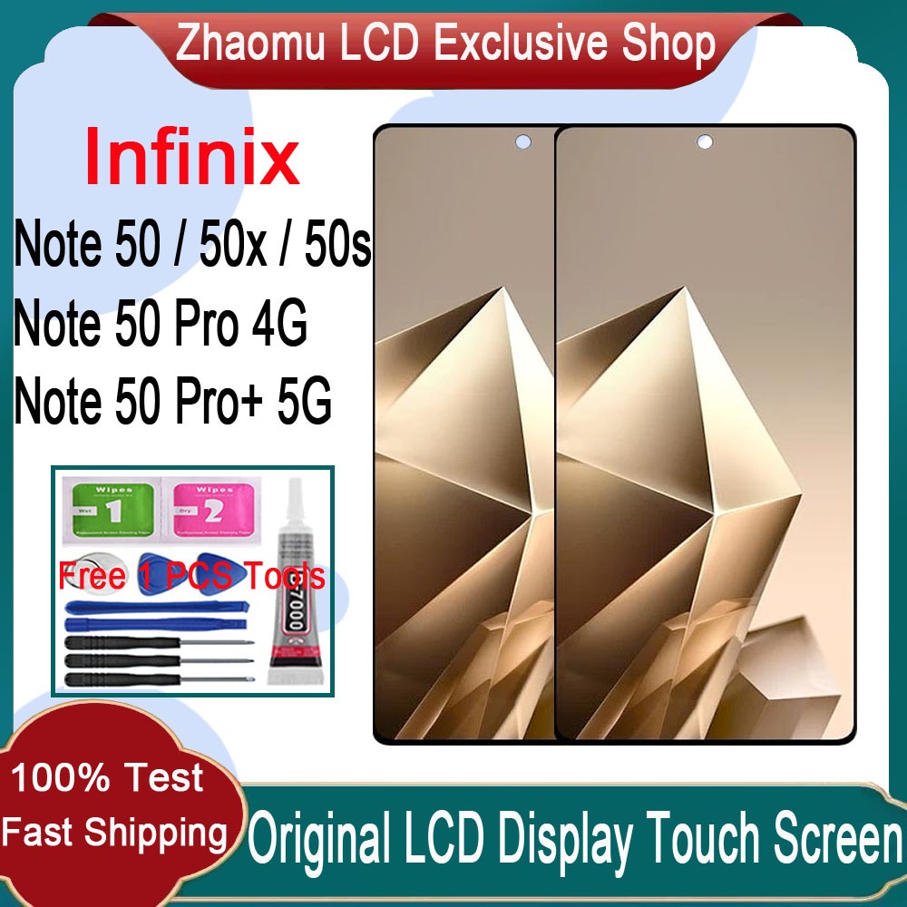Original AMOLED Infinix Note 50 4G Note 50x 5G Note 50s 5G Note 50 Pro ...