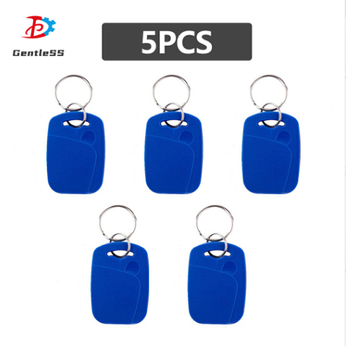5PCS Dual-Chip Smart ID+IC Composite Dual-Frequency Keychain Access ...