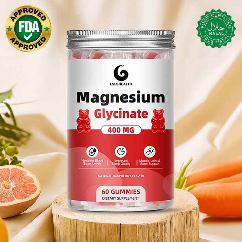 LsHealth Magnesium Glycinate Gummies 400mg - Sugar Free Magnesium ...