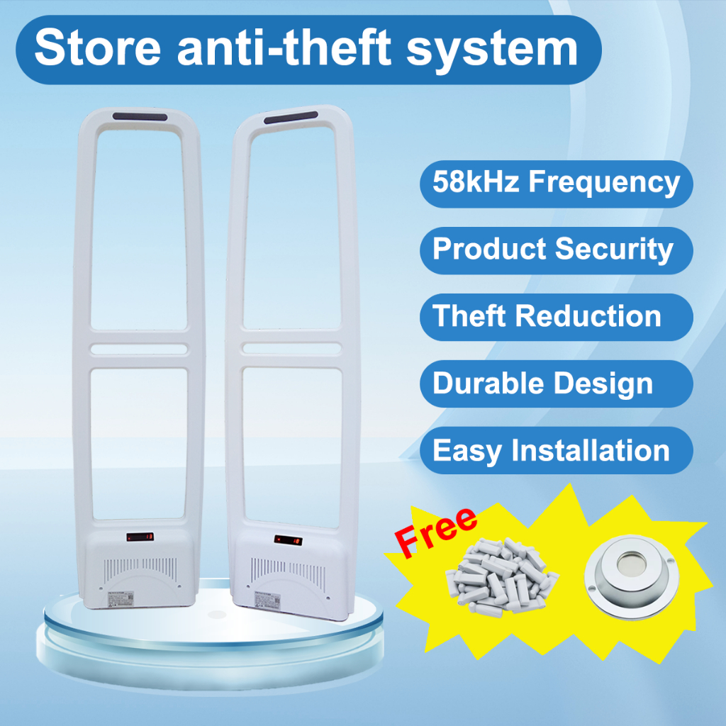 Supermarket Anti Shoplifting EAS system AM Security Detection Gate for ...