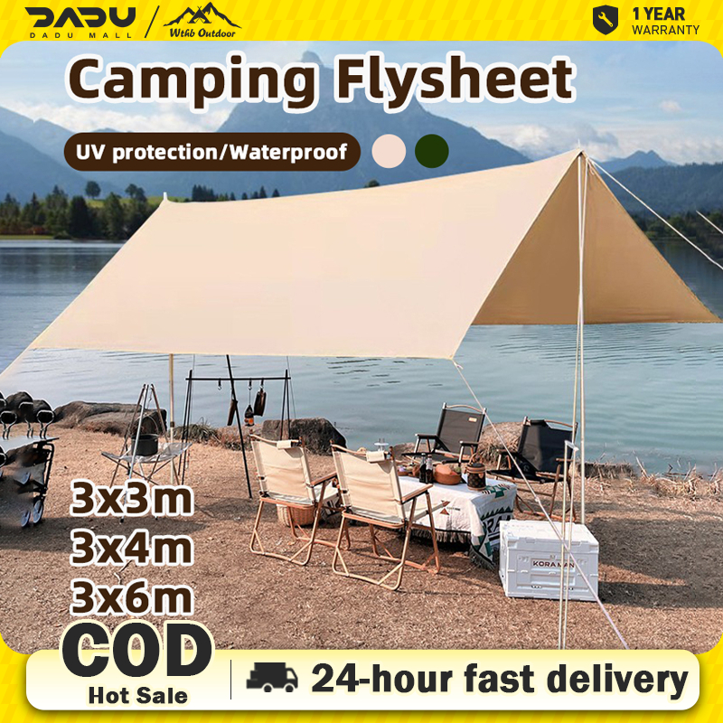 【Thick 2 Layer】Ultralight Weight Flysheet Waterproof Groundsheet ...