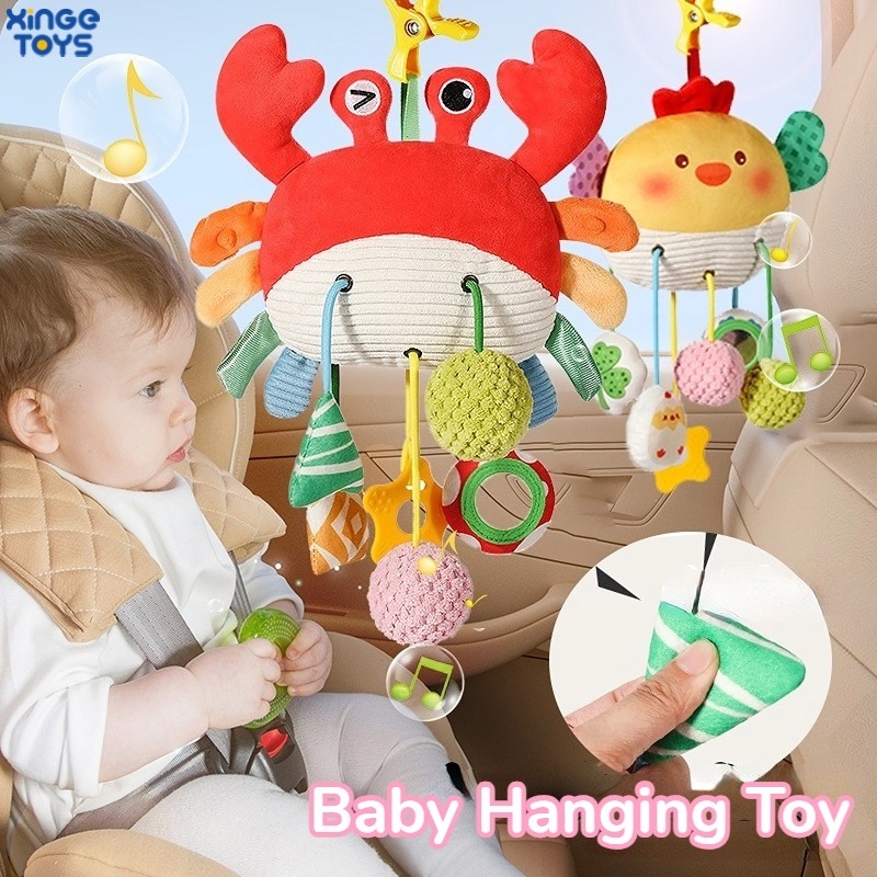 Baby Toys Infant Newborn Rattle Toys Stroller Bed Cot Crib Hanging Doll ...