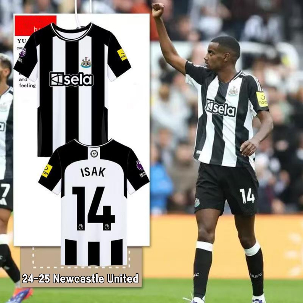 2024-25 Season Newcastle United F.C. Home kids Sports Jersey Joelinton ...