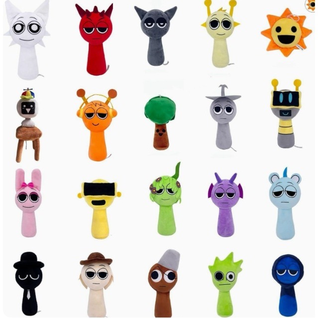 Sprunki Plush Toys Incredibox Sprunki Stuffed Doll Sprunki Game Singers ...