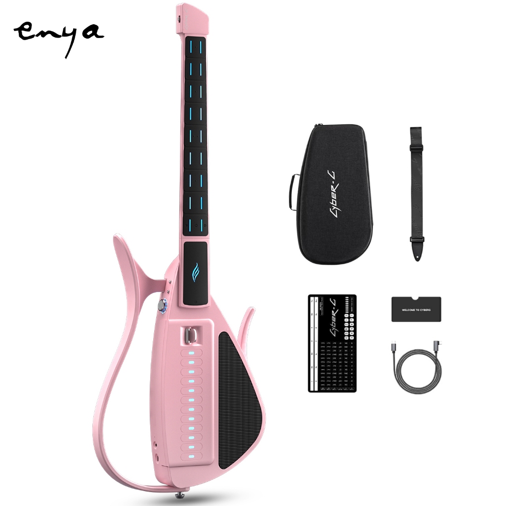 Enya CYBER-G Stringless Smart Guitar,Portable Travel Guitar with App ...