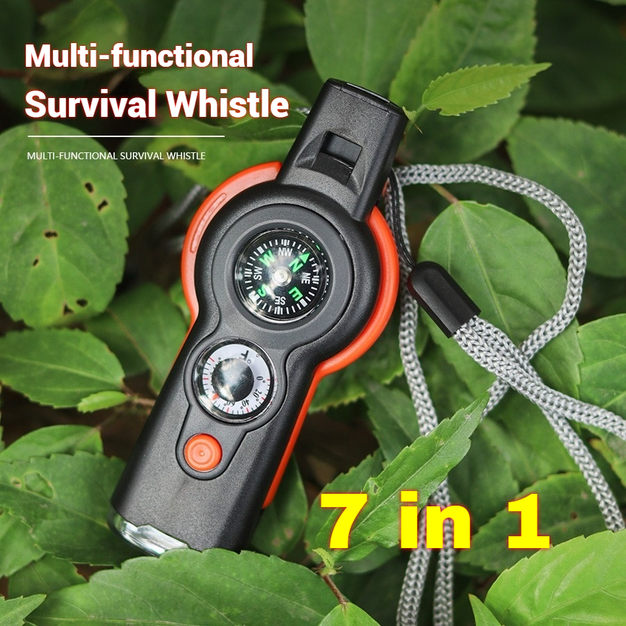 7-in-1 Survival Whistle - Wisel Kecemasan Banjir & Hiking | Termometer ...