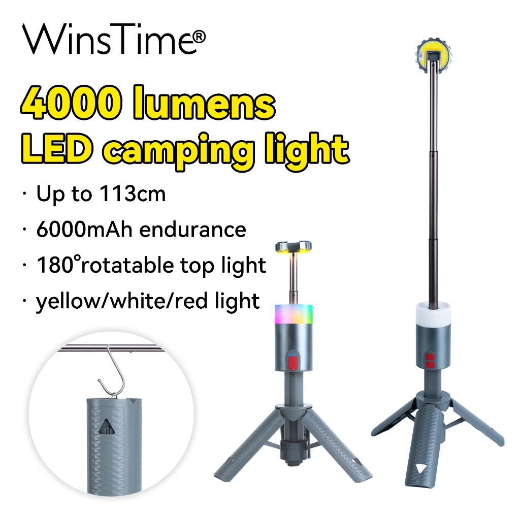 WinsTime Z66 Outdoor LED Camping Light Foldable Telescopic Lantern ...