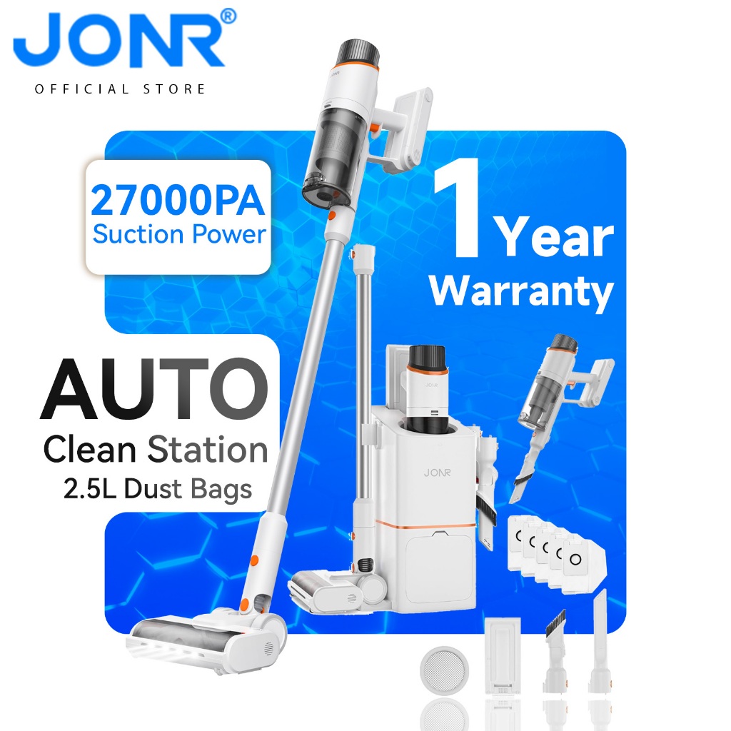 JONR Cordless Vacuum Cleaner Smart Auto-Empty Vacuum Intelligent Self ...