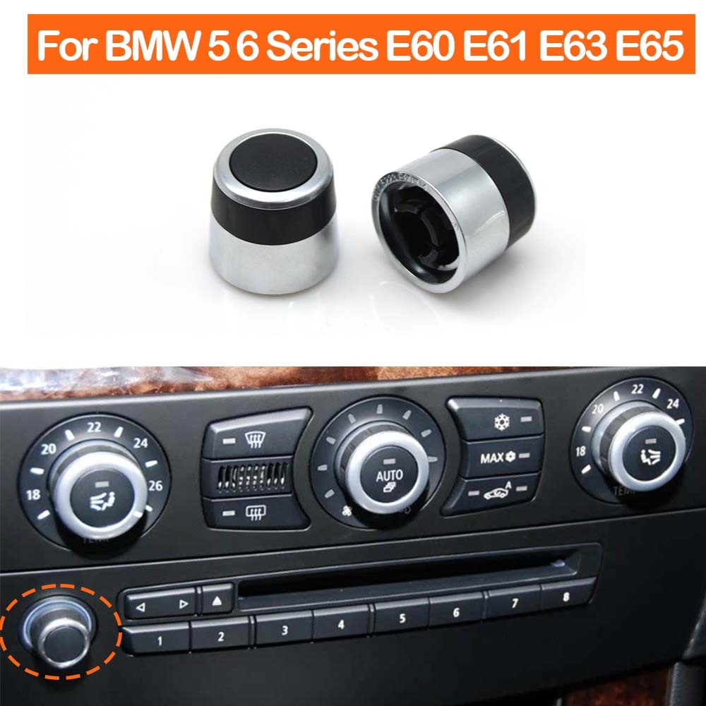 Car Radio CD Player Volume Rotary Switch Button Knob For BMW 5 6 Series ...