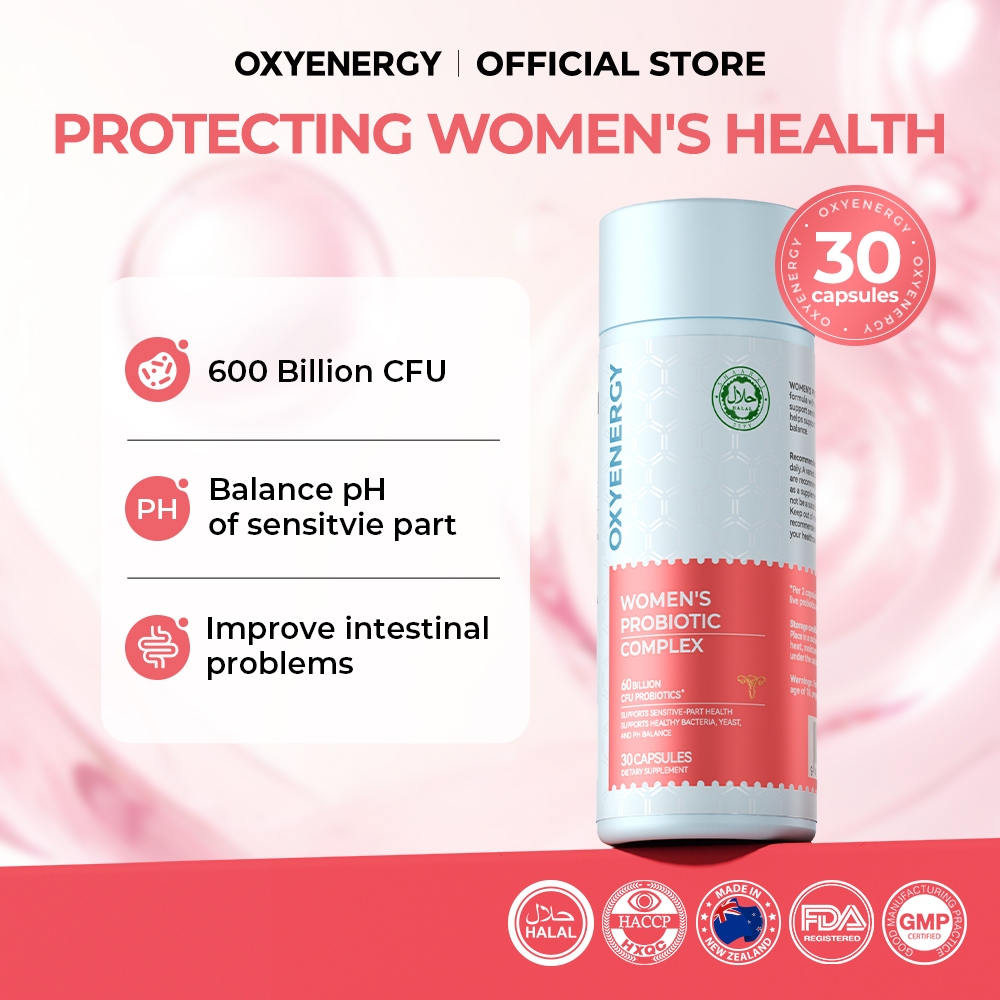 OXYENERGY [Support Urinary Health] Probiotic for Women with Cranberry ...