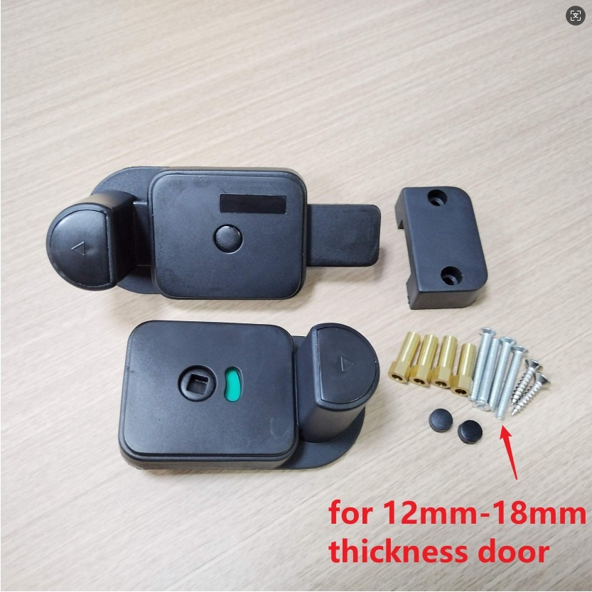 Top Quality Toilet WC Cubicle Partiton Nylon Door Lock with iron inside ...