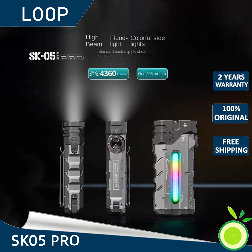 LOOP GEAR SK05 PRO Portable Long Range Strong Outdoor Multifunctional Flashlight | Shopee Malaysia