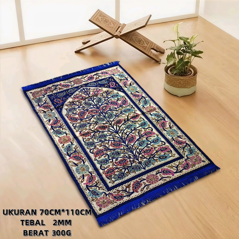 Sejadah Travel Turkey Woven Surface Prayer Mat 70x110 cm. Hadiah Kawin ...