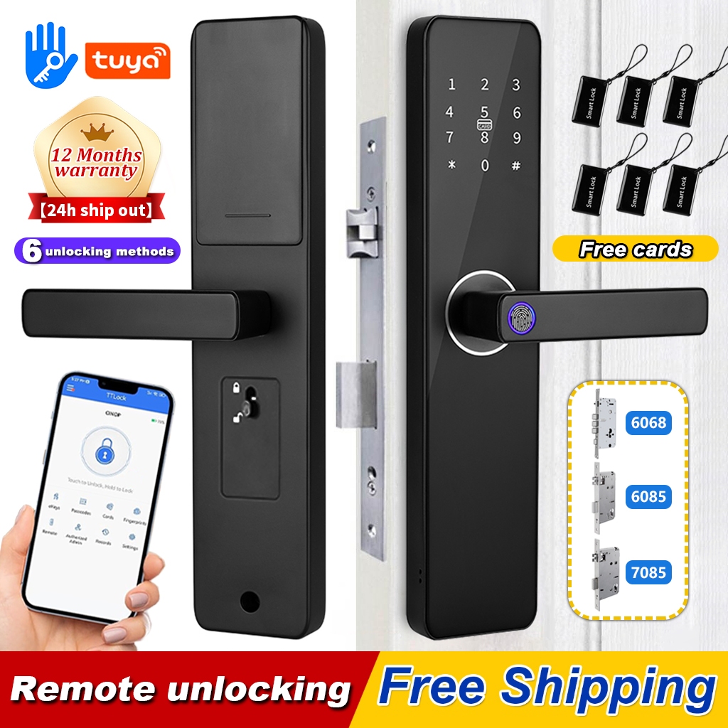 24h Ship Out】TT APP Smart Lock Support RFID and NFC unlocking ...