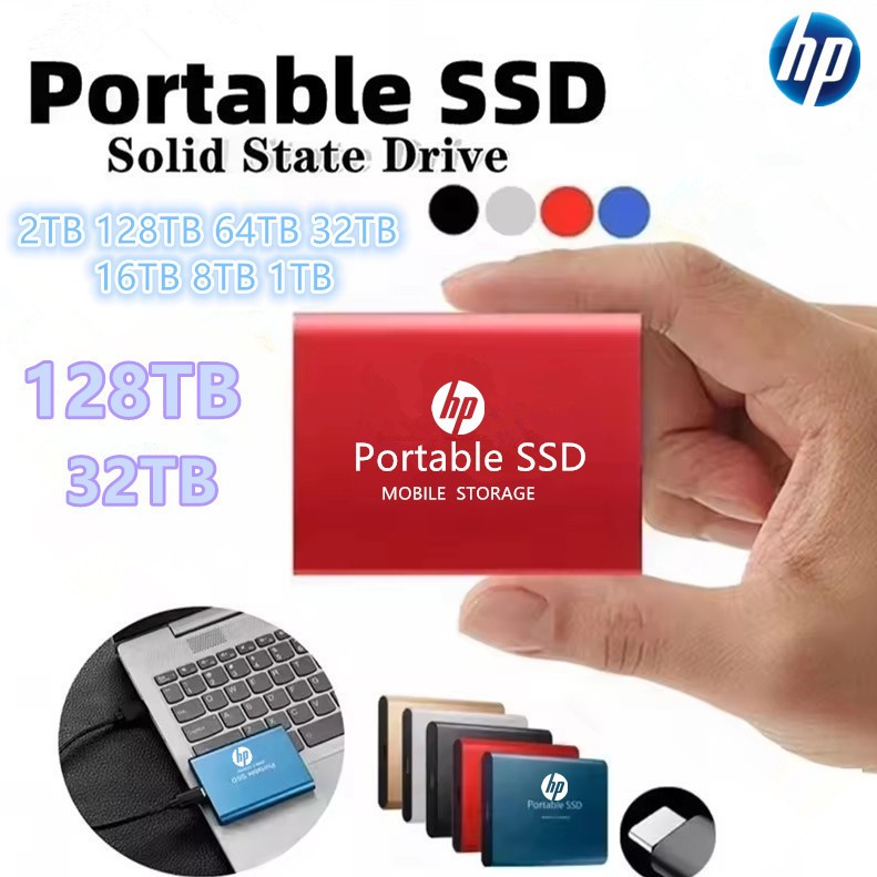 Portable SSD 64TB external hard drive 128TB for data storage 16TB ...