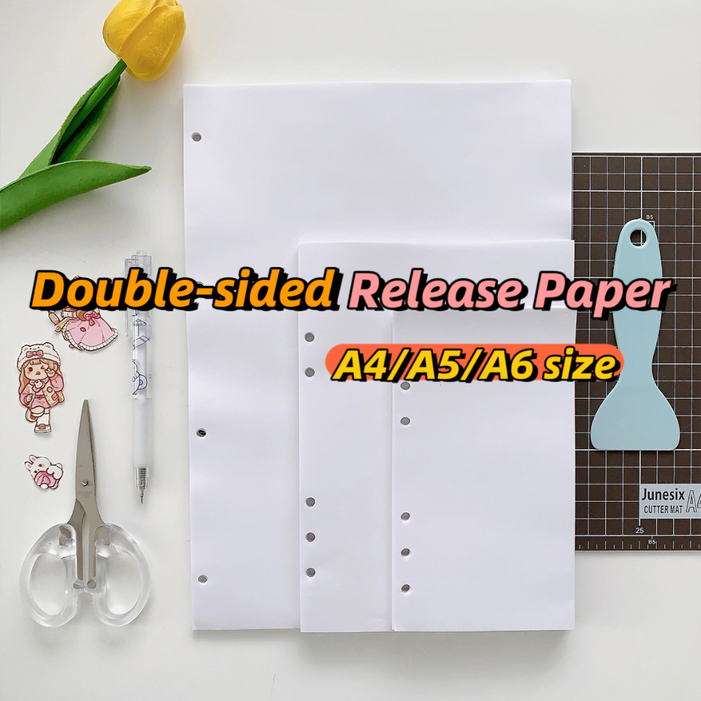 20 Sheets A4/A5/A6 Ring Binder Release Paper Double-sided Smooth Paper ...