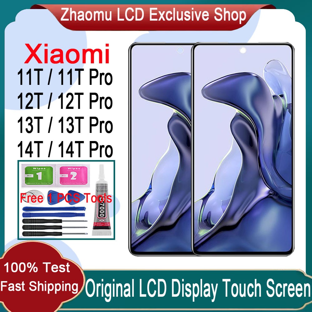 Original AMOLED Xiaomi 11T 12T 13T 14T 14T Pro LCD Display Touch Screen ...