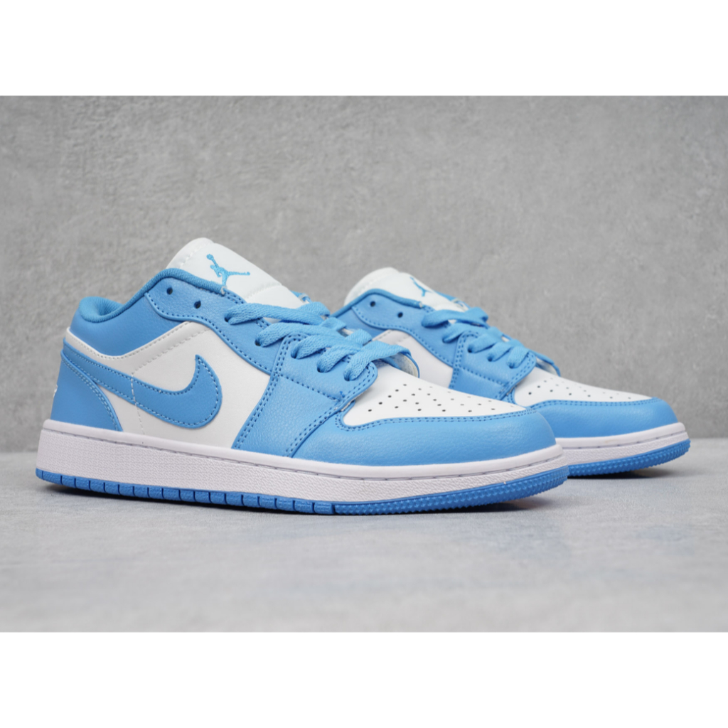New design AJ1 low top sneakers sports shoes men shoes blue white ...