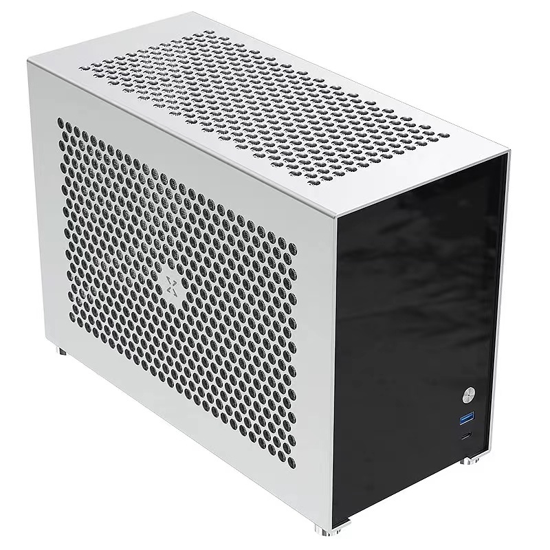 ZZAW B5 Aluminum Alloy 11L Mini ITX Case Support 240 water cooling SFX PSU pull-out design PC ...