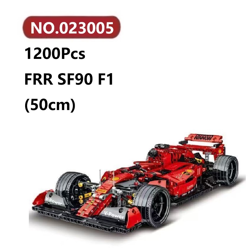 F1 Sports Car Formula 1 Building Blocks 1200 Pcs MORK Car Bricks Toy ...