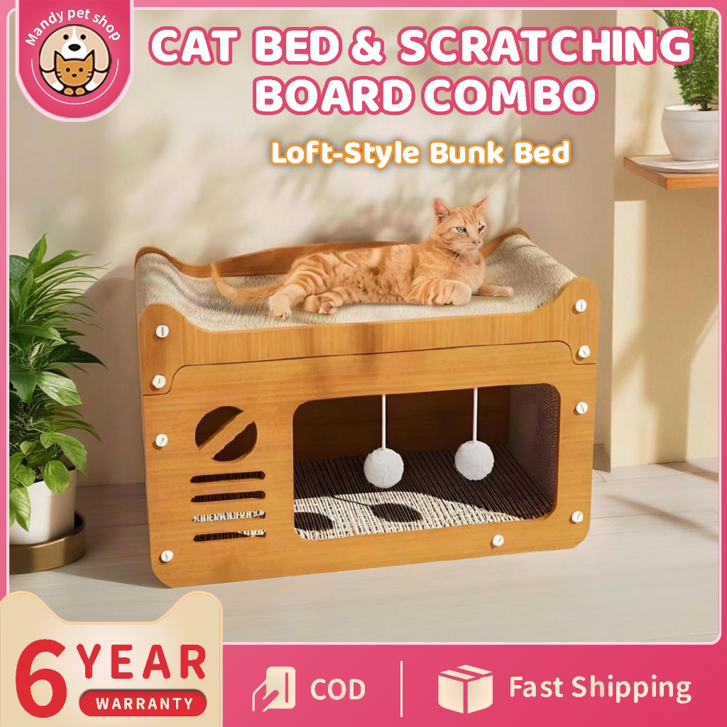 Cat Scratch Board, Cat Nest Integrated Vertical Cat Scratch Board, Wear ...