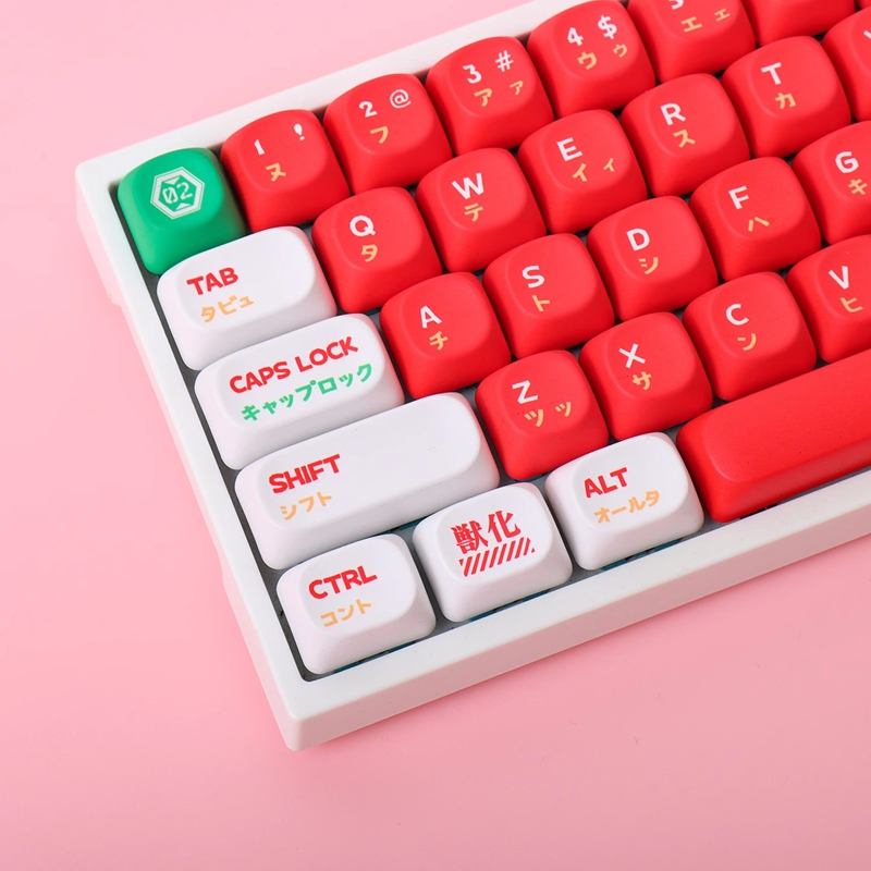 【Keycap Only】Asuka EVA02 Keycap 133 Keys PBT Dye-sub MOA Profile For ...