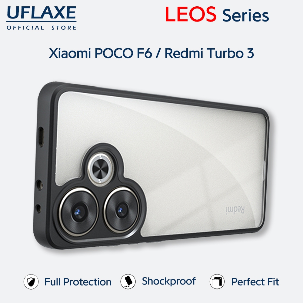 UFLAXE LEOS - For Xiaomi POCO F6 / Redmi Turbo 3 Case - Matte Clear ...