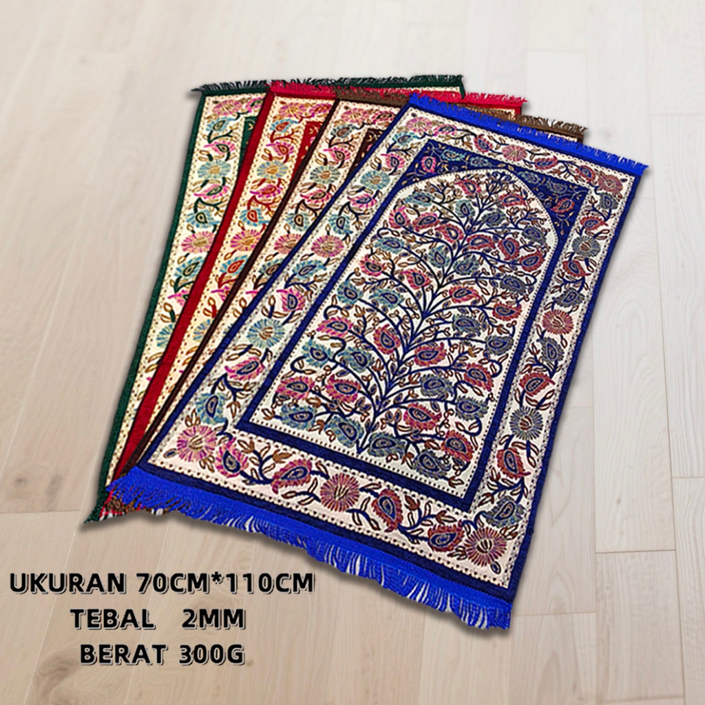 Sejadah Perjalanan Turki Permukaan Bertenun (70x110 cm) - Hadiah Kahwin ...