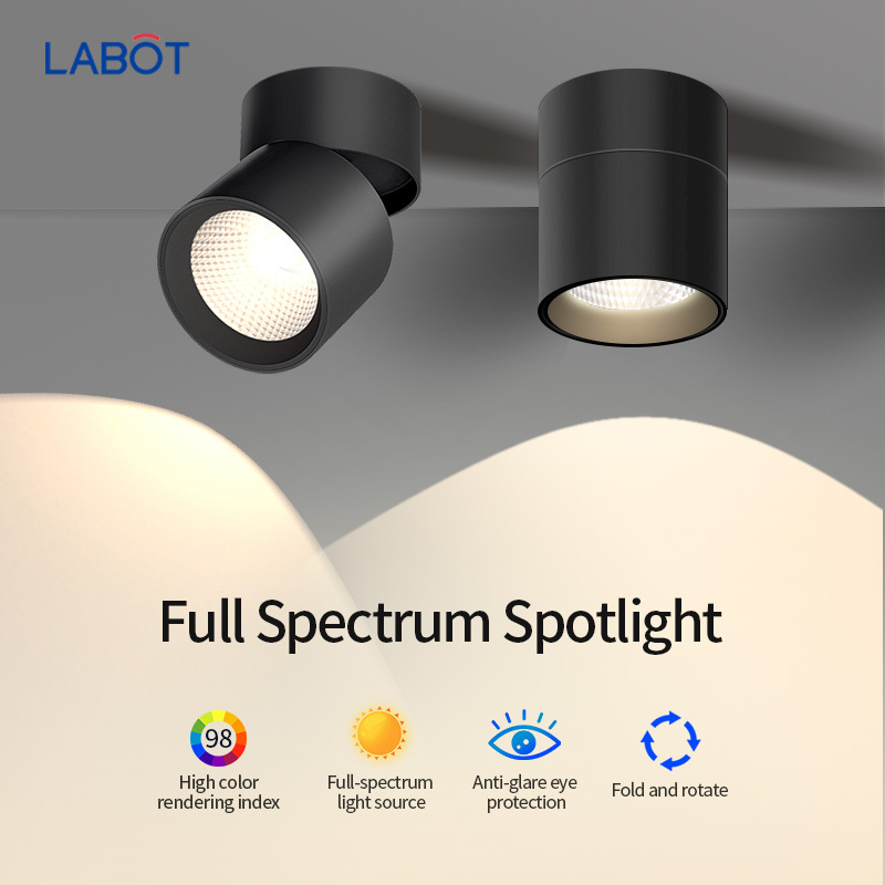 Surface Ceiling Light Foldable Spotlights 7W 12W 15W 20W Adjustable ...