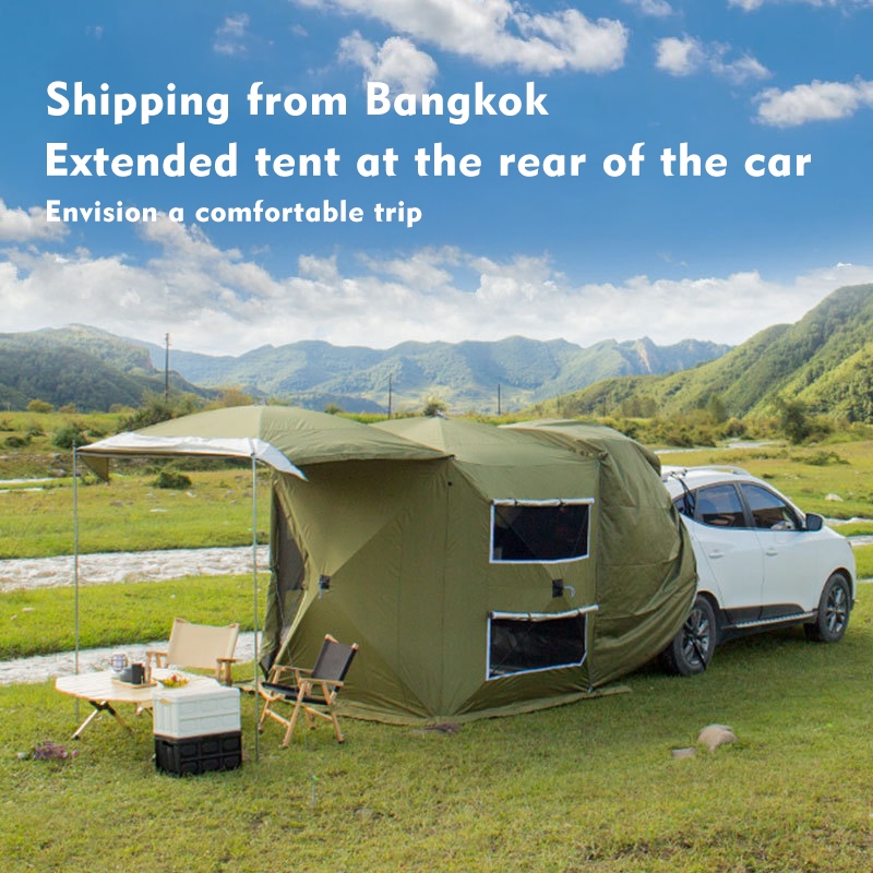 Car tail extension tent car side automatic tent no need to build quick ...