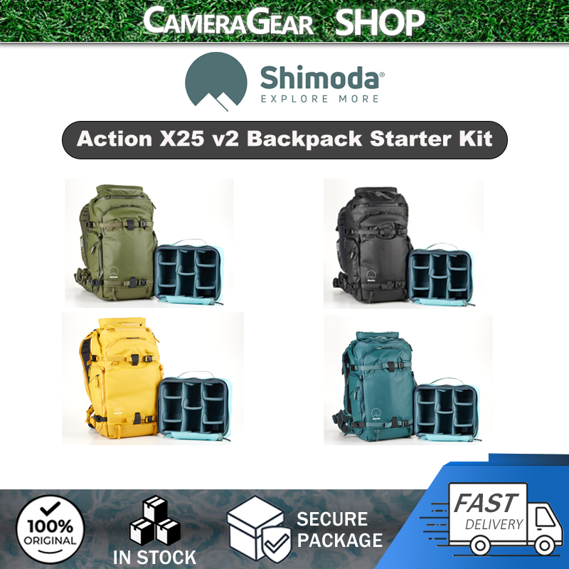 Shimoda Action X25 v2 Camera Backpack Starter Kit with Small Mirrorless Core Unit | Shopee Malaysia
