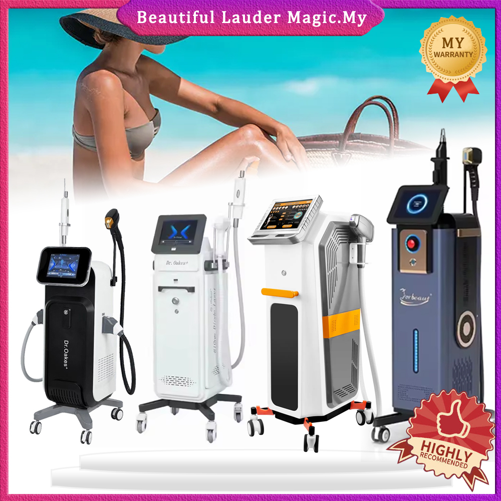 【Malaysia Warranty】Diode Laser Hair Removal Ice Cooling Painless Skin ...