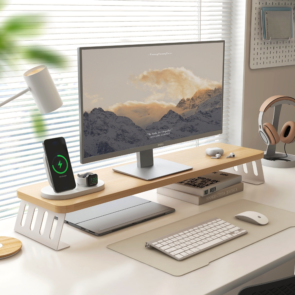 Monitor Shelf Storage Keyboard Mouse Elevated Gaming Room | Shopee Malaysia