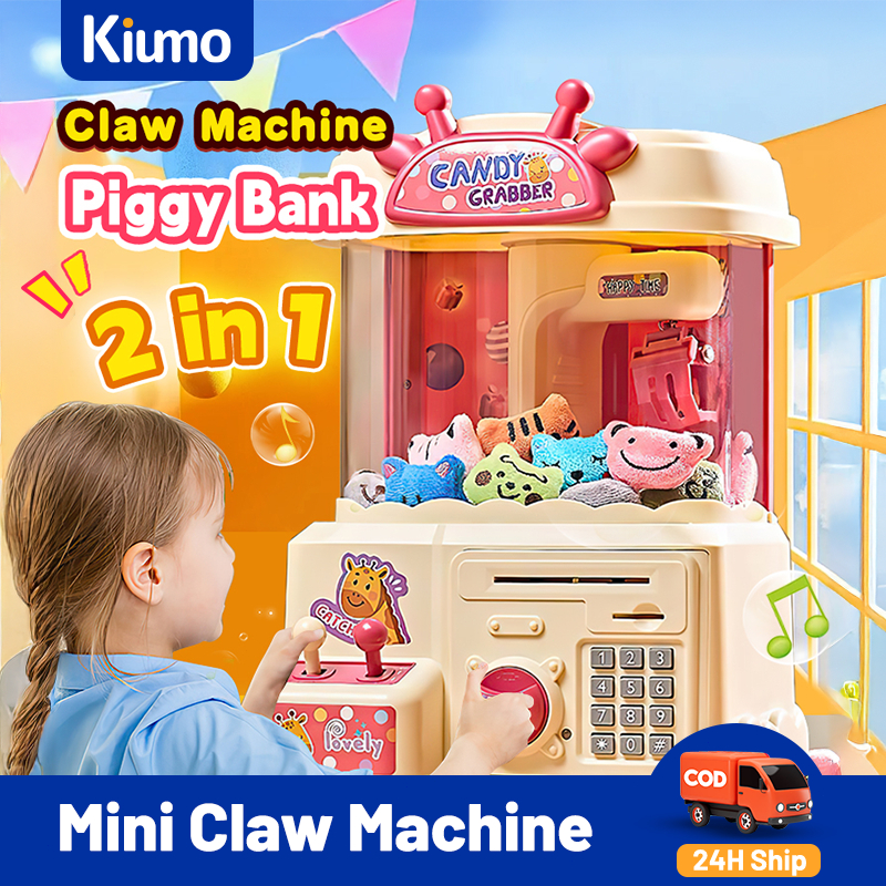 Mesin Capit Mini Murah Cashier Machine Toys Mini Claw Machine And Piggy ...