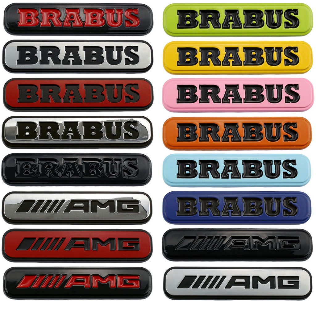 For Mercedes-Benz smart BRABUS car sticker 3D high quality metal ...