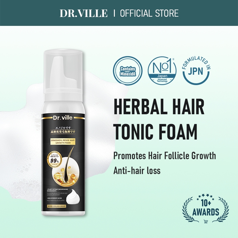 Dr.Ville Hair Growth Serum Foam Hair Tonic Hair Care Treatment Powerful ...