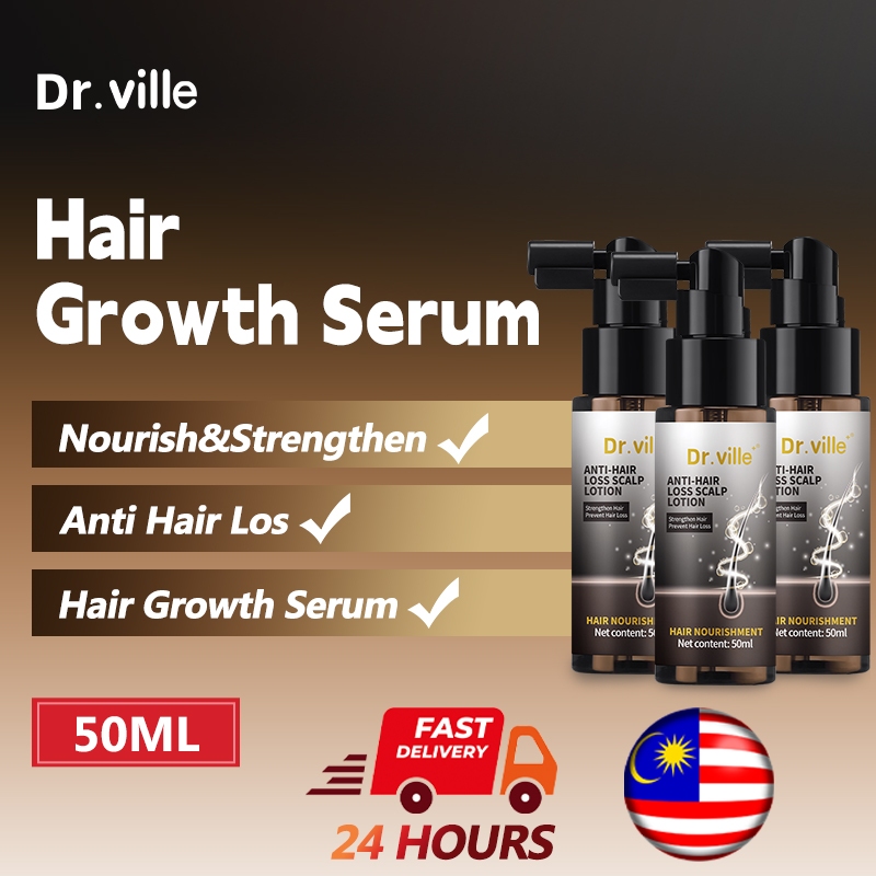 Dr.Ville Hair Growth Serum Hair Tonic Spray 生發水喷雾 (50ml) | Shopee Malaysia