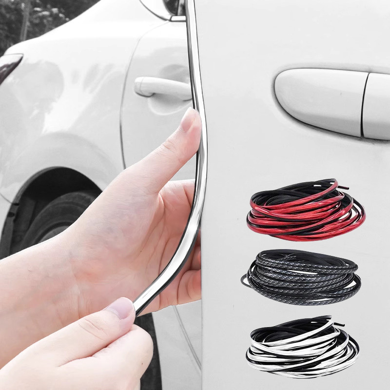 Universal 5M U Shape Car Door Edge Protector Scratch Car Door Moulding ...