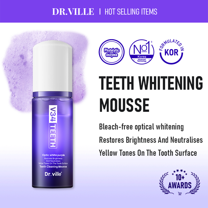 Dr.Ville Teeth Whitening Mousse 牙齿美白慕斯 (60ml) | Shopee Malaysia