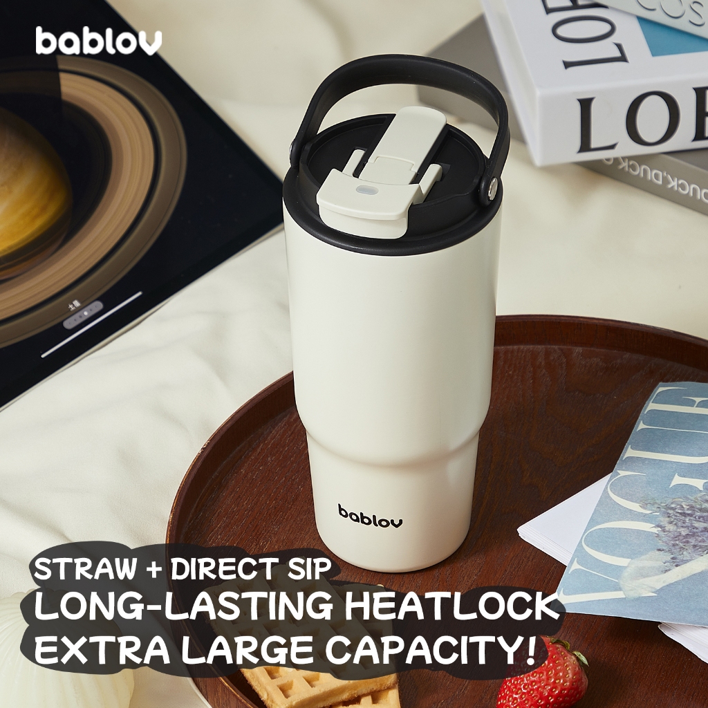 Bablov 700ml Stainless Steel Tumbler - 3-in-1 Drinking Modes, S31603 Odor-Free & Leak-Proof ...