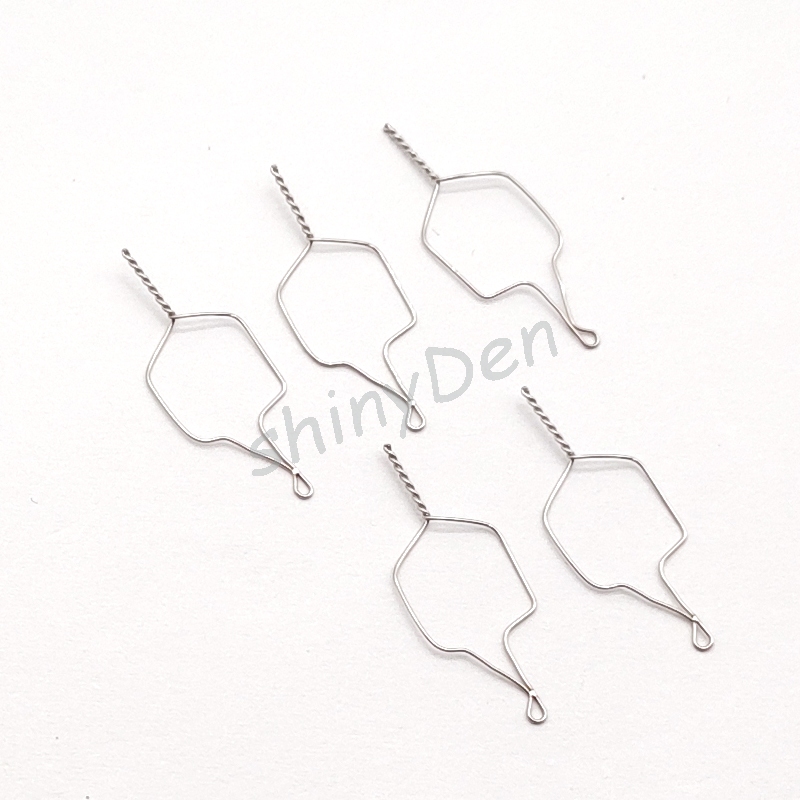 100pcs Dental Orthodontic Kobayashi Wire with Joint Hook 010/012 Ortho ...