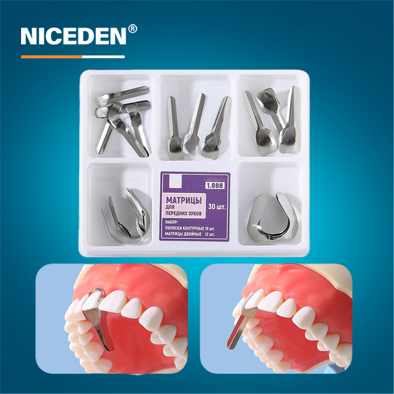 NICEDEN 12Pcs 30 pcs/Box Dental Proximal Anterior Strips Large Small ...