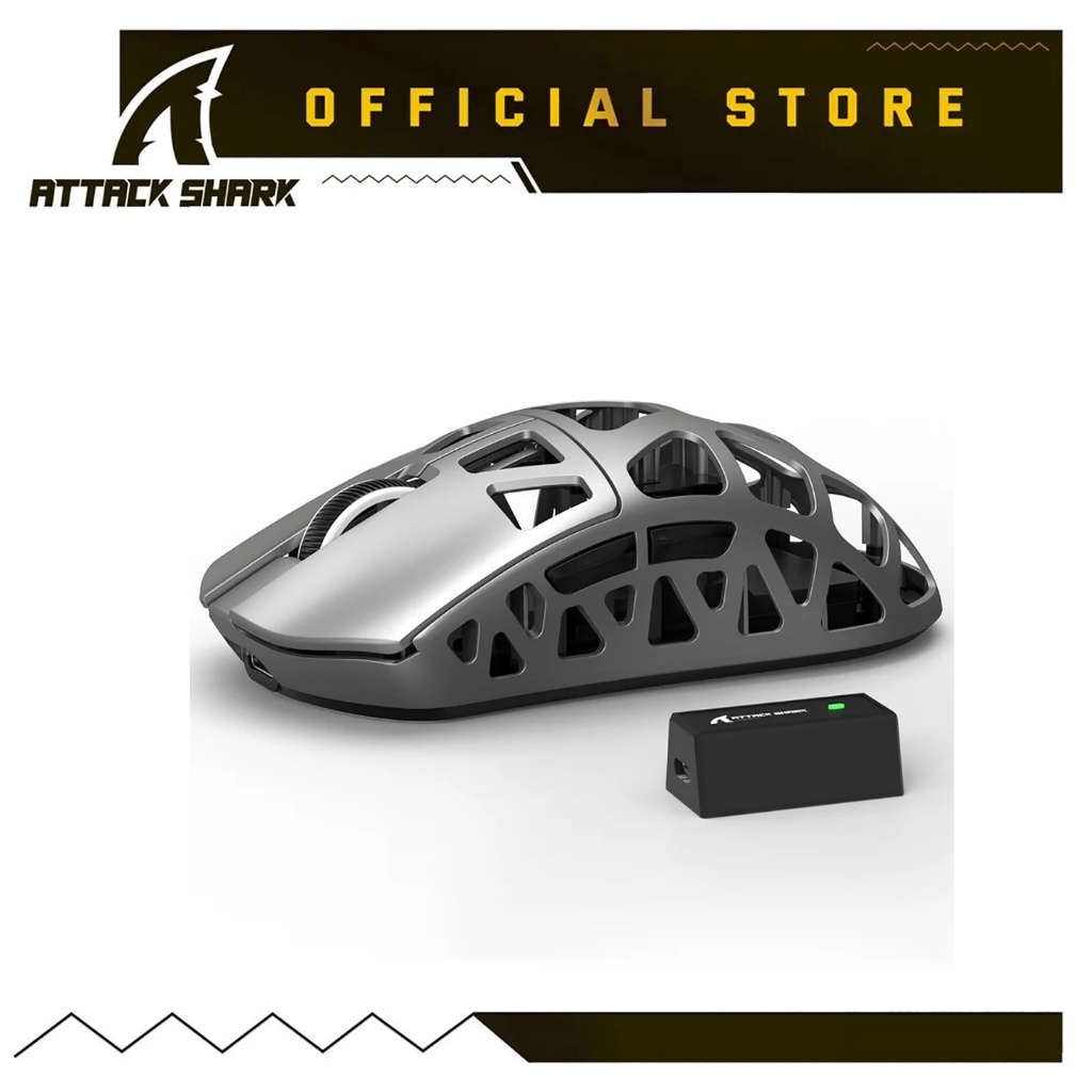 ATTACK SHARK R3 Magnesium Alloy Gaming Mouse 8K, 6 Adjustable DPI up to ...