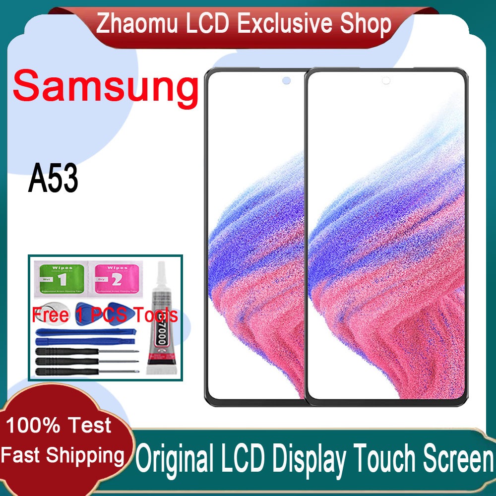 Original AMOLED Samsung Galaxy A53 5G LCD Display Touch Screen With ...