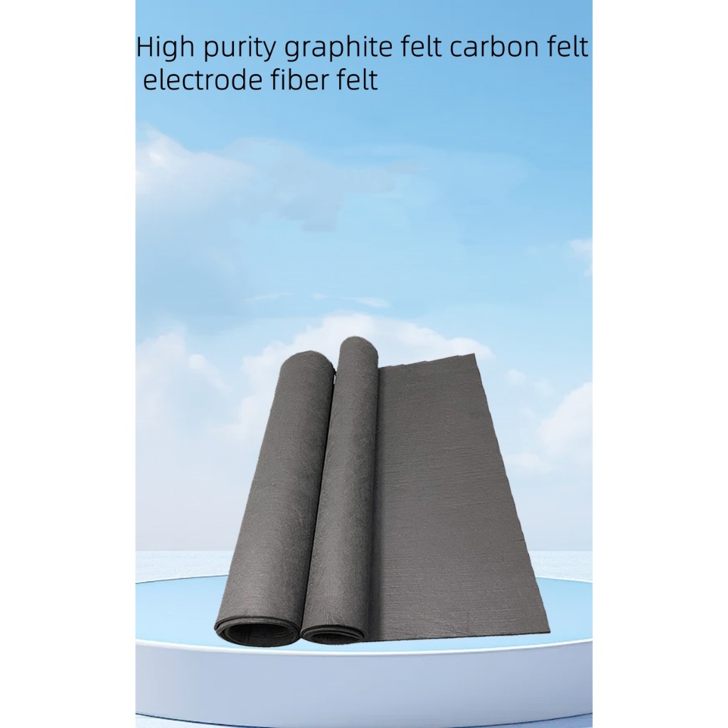 High Purity graphite Felt Carbon Felt Electrode fiber felt low-voltage ...
