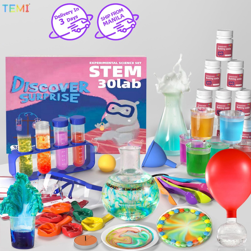 ⭐ Malaysia dalam stok ⭐ TEMI Science Experiments Kit types for Kid ...