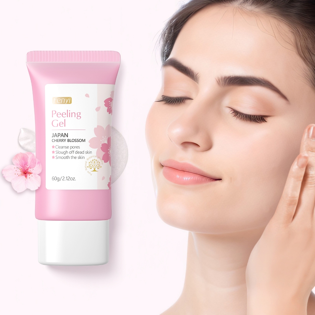 Fenyi Cherry Blossom Peeling Gel Facial Scrub Exfoliating Remove Dead ...