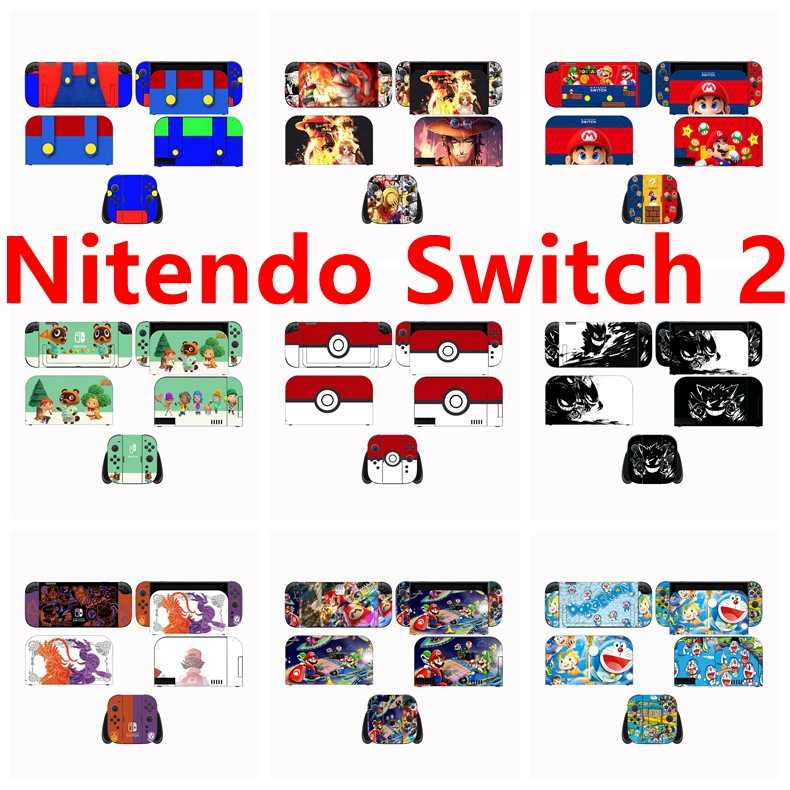 50 Colors Skin Sticker Compatible with Nintendo Switch 2 (2025) Vinyl ...
