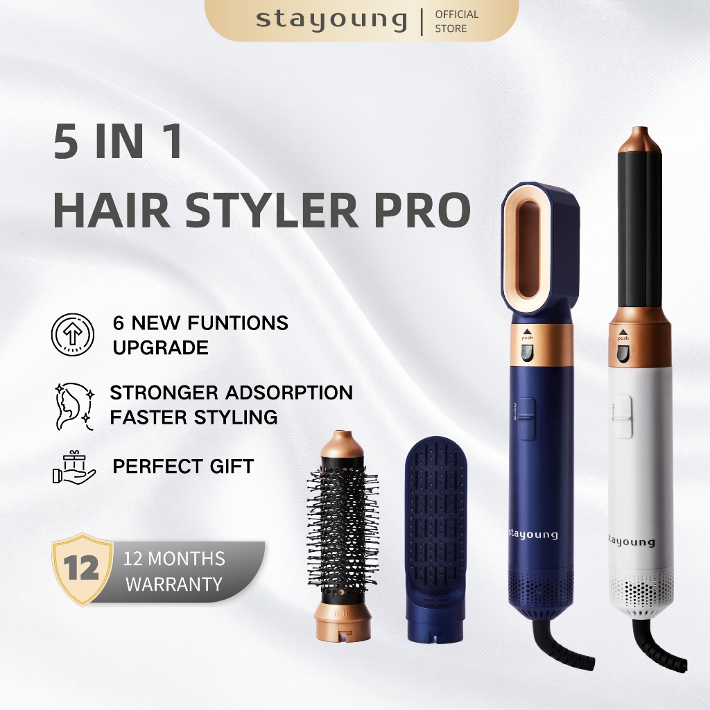 【PRO】STAYOUNG 5-in-1 Hair Styler C1-pro, 5 IN 1 Multifunctional Hair ...